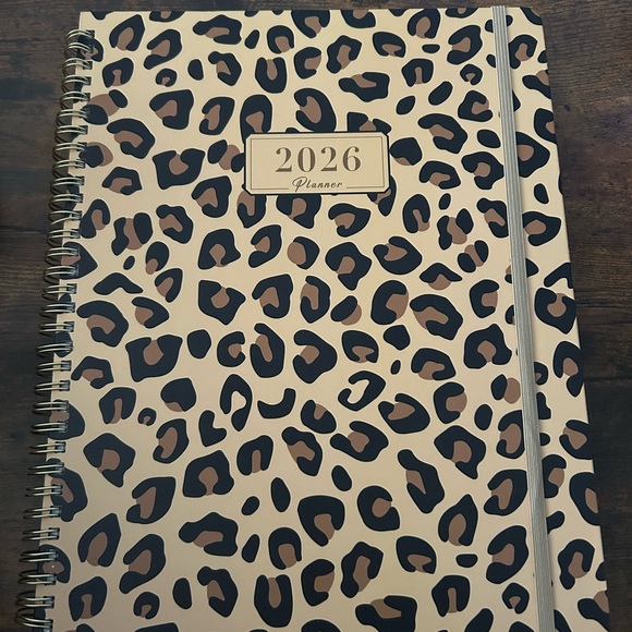 Office | Leopard Print 226 Planner | Poshmark